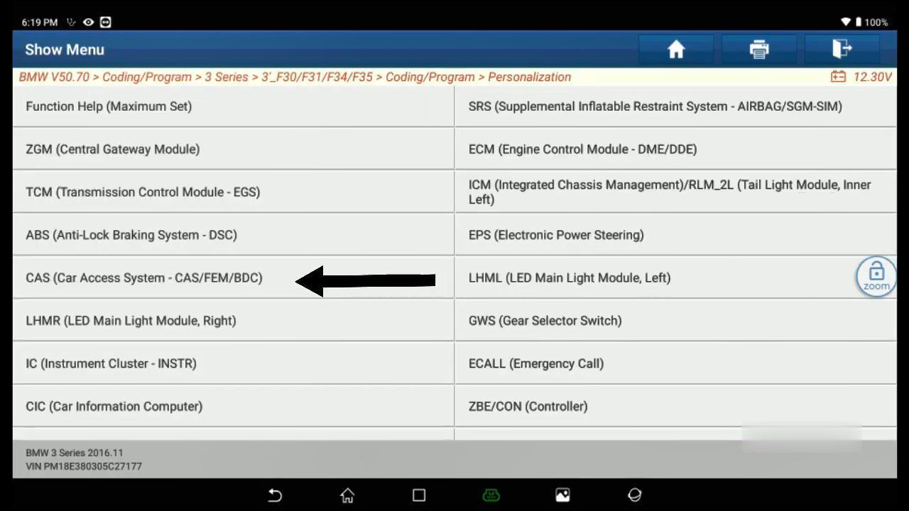 Launch X431 PAD VII do BMW F-Chassis Personalization Coding – OBD2.LTD BLOG