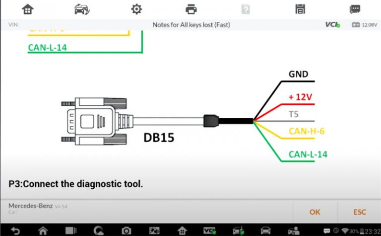 Autel IM608 Pro + XP400 Pro Add New Key+ All Keys Lost for Mercedes ...