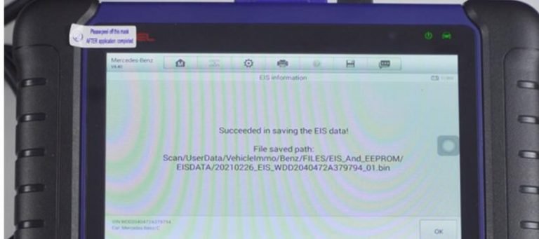 How to Read Benz W207 EIS Data by Autel IM508 with XP400 Pro – OBD2.LTD ...