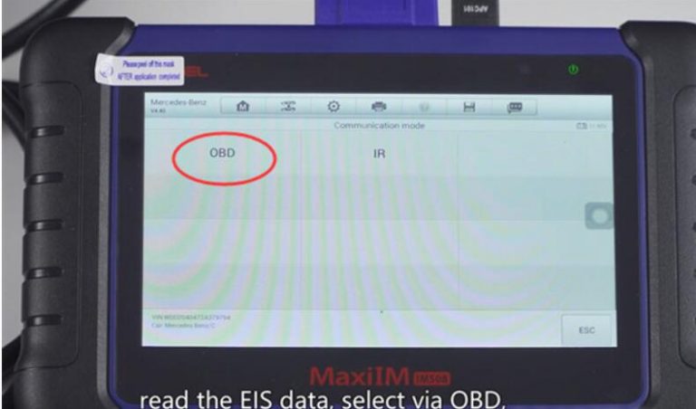 How to Read Benz W207 EIS Data by Autel IM508 with XP400 Pro – OBD2.LTD ...