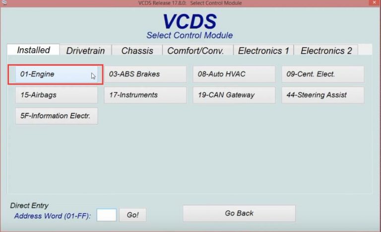 How to Check Engine Advanced Measuring Value via VCDS on Skoda Fabia ...