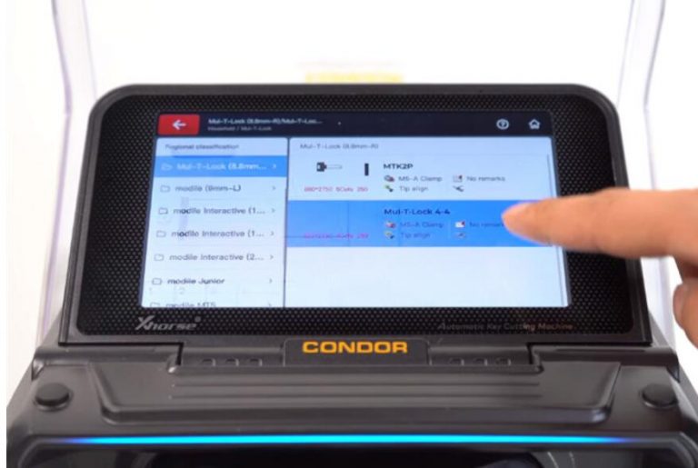 CONDOR XC-MINI PLUS II Tutorial: How to Duplicate Mul-T-Lock Dimple Key ...