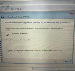 Xprog 6.12 Failed to install Driver Software on Win7 Solution – OBD2 ...