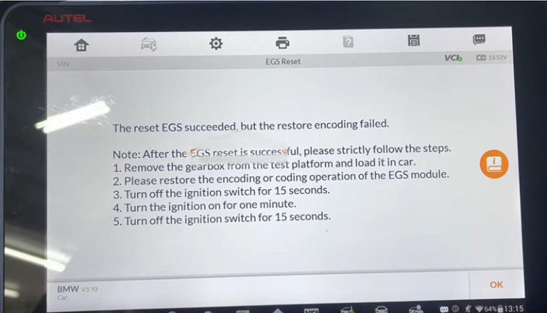 How to Reset and Rrogram a Used EGS Transmission – OBD2.LTD BLOG