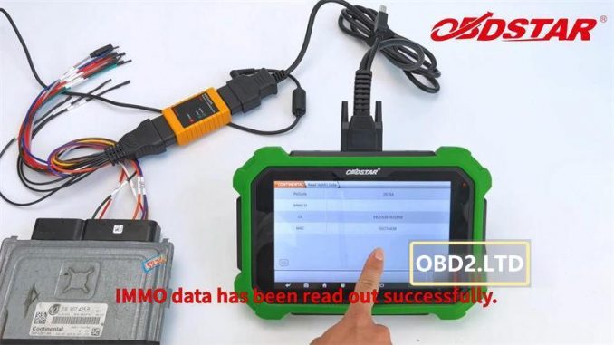 How to use OBDSTAR X300 DP Plus + P003 Kit to read Continental PCR2.1 ...