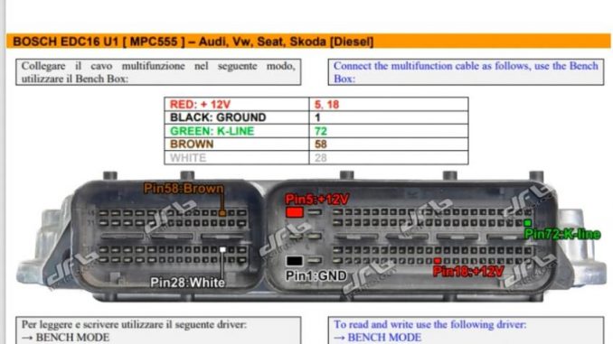 How Read and Write VW EDC 16U1 Eeprom by KT200 ECU Programmer – OBD2 ...