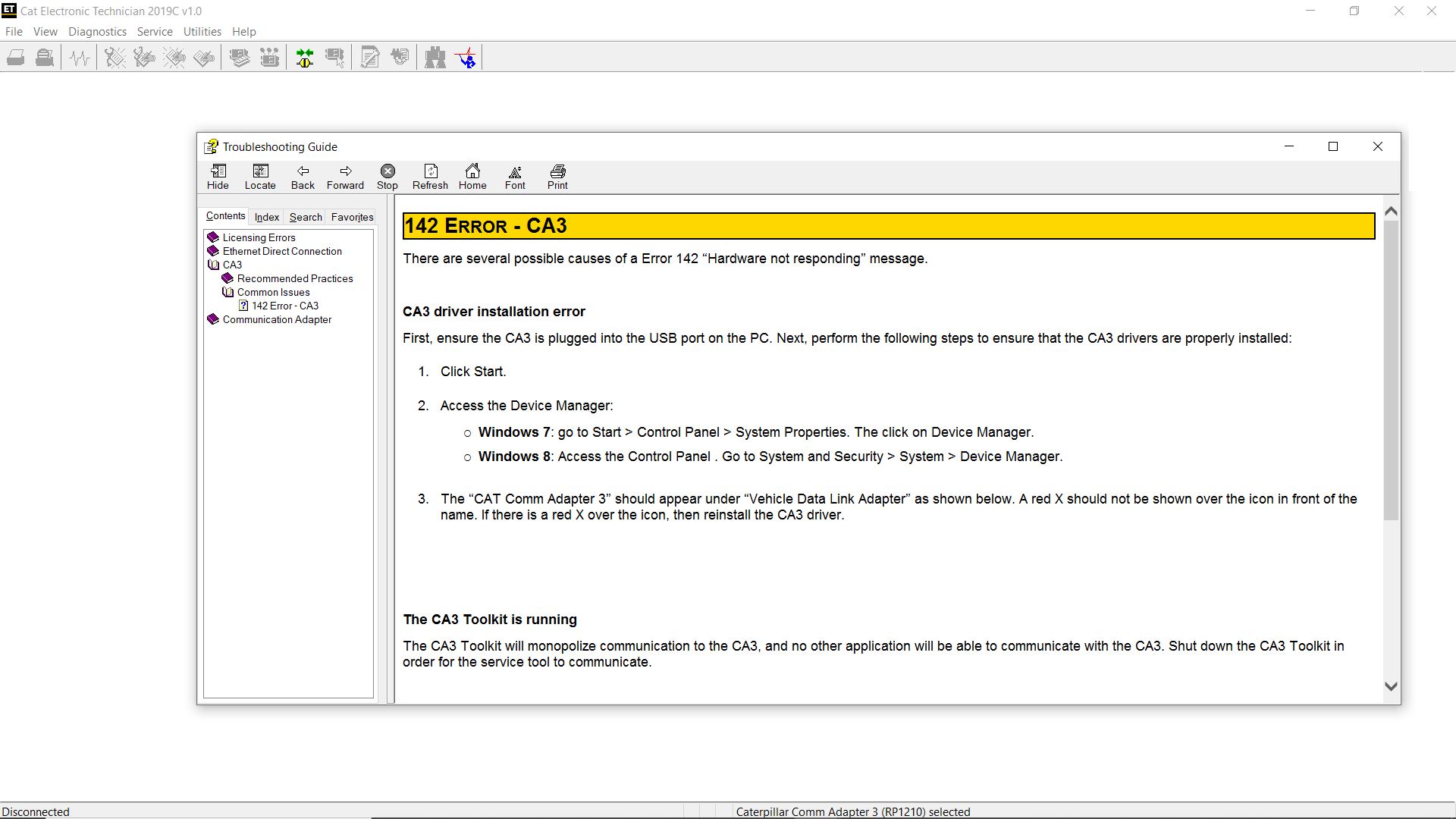 How to Connect Caterpillar ET Software from your Laptop to ECM – OBD2 ...