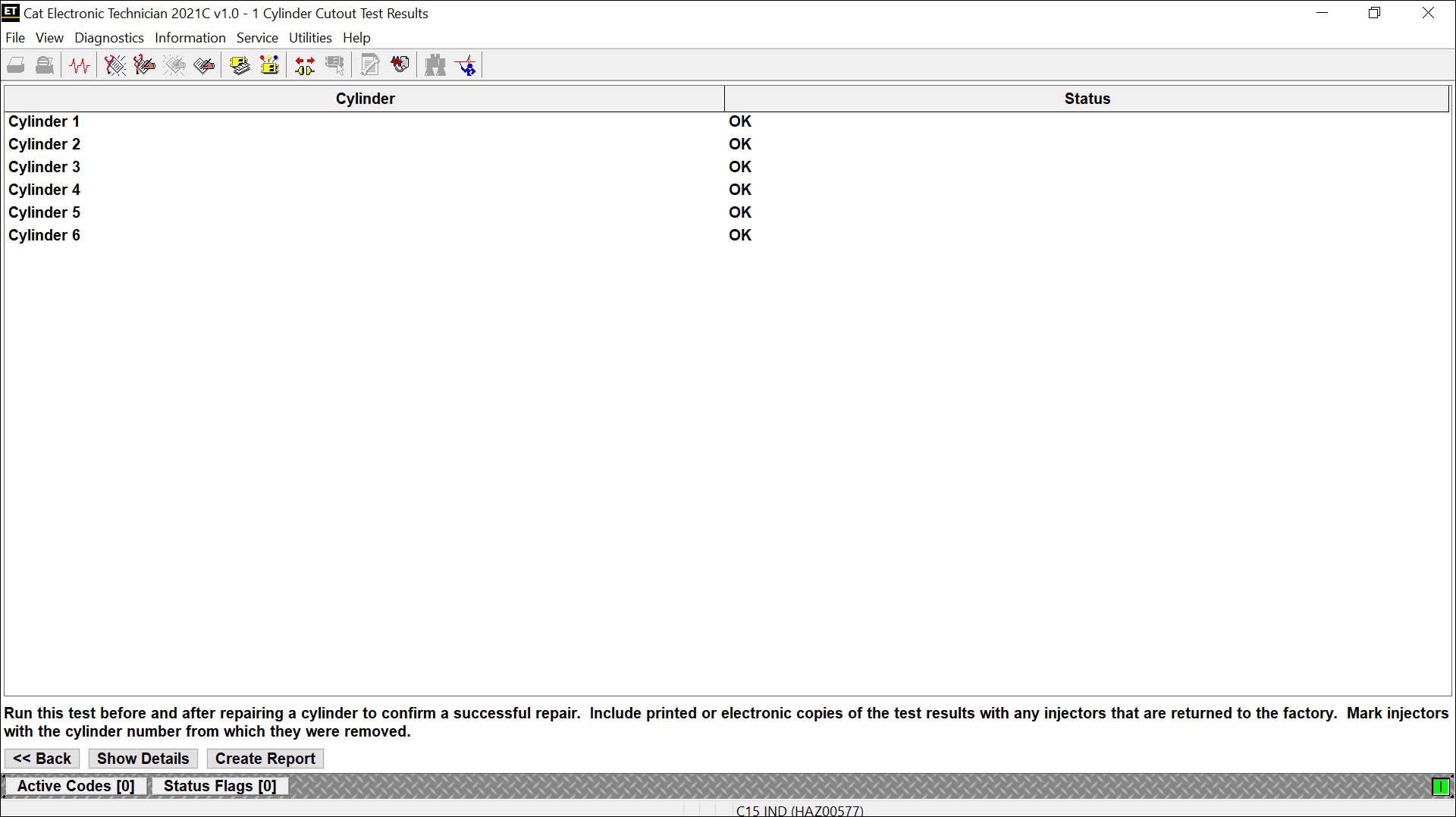Cylinder Cutout Test Results CAT ET Software – OBD2.LTD BLOG