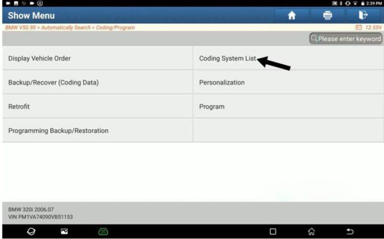 How to fix BMW trouble code 5E3F by coding DSC(ABS) via X431 PAD VII ...