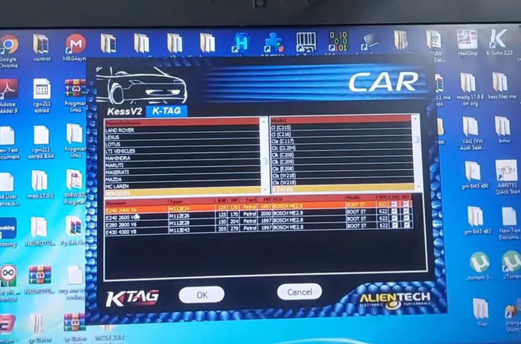 How to read and write Micro, Flash and eeprom on Mercedes by Ktag ...