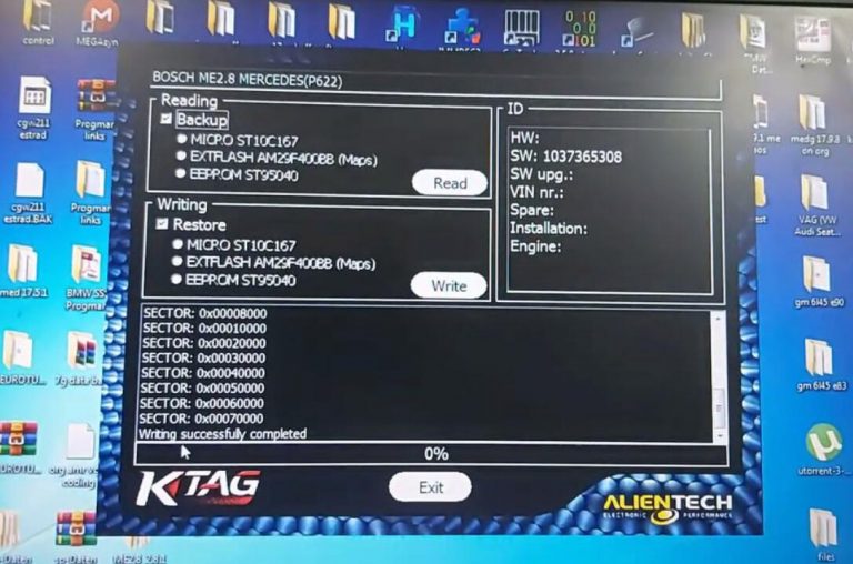 How to read and write Micro, Flash and eeprom on Mercedes by Ktag ...