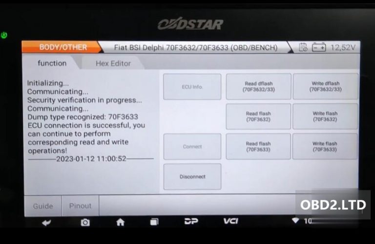 How to Clone BSI FCA DELPHI 70F3633 on BENCH by OBDSTAR DC706 – OBD2.LTD BLOG