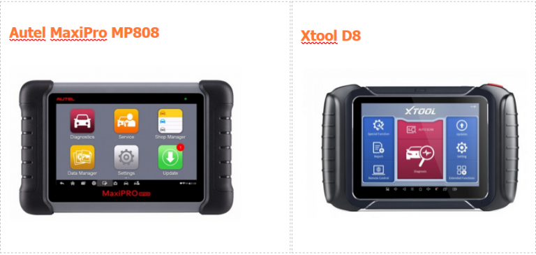 Autel MP808 vs Xtool D8 Scanner – OBD2.LTD BLOG