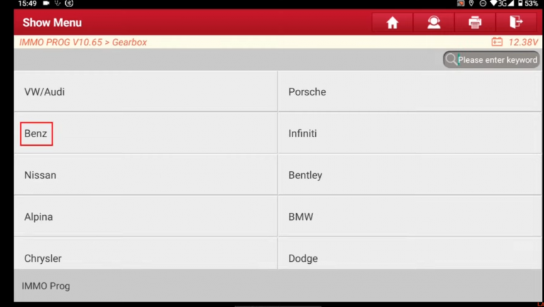 Mercedes Benz VGS NAG3 gearbox cloned by Launch X431 X-prog3 – OBD2.LTD ...