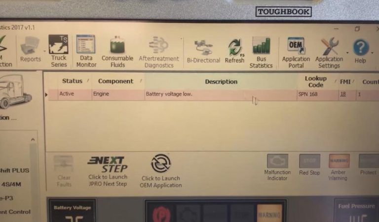 Using the JPRO Heavy Truck Diagnostic Scanner on a 2015 Freightliner ...