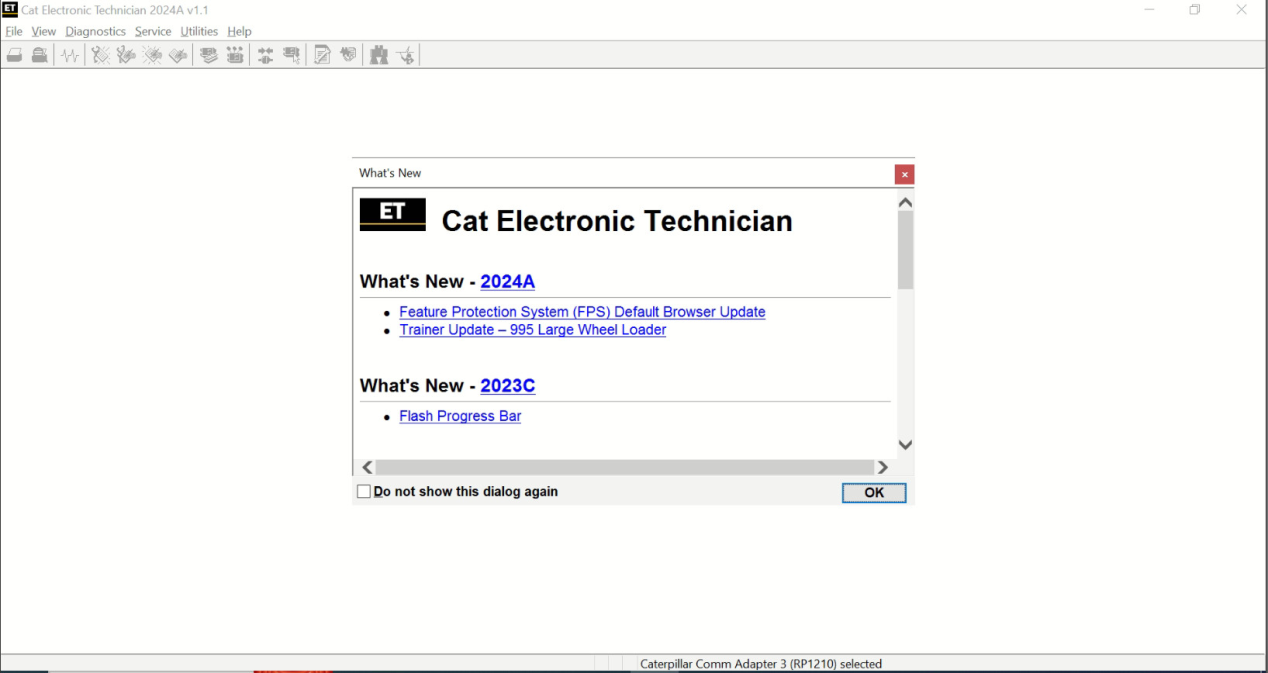 2024A lastest Version CAT Caterpillar ET Diagnostic Adapter III Cat ...