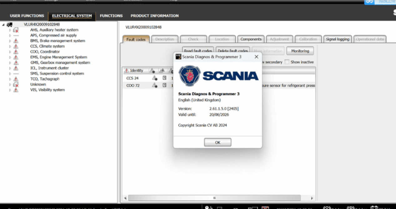 Latest V2.61.1.5.0 Scania VCI-3 VCI3 Scanner Diagnostic Tool for SCANIA ...