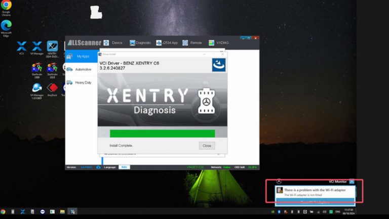 VXDIAG VCX SE for Benz VCI problem with the WiFi adapter Solution ...