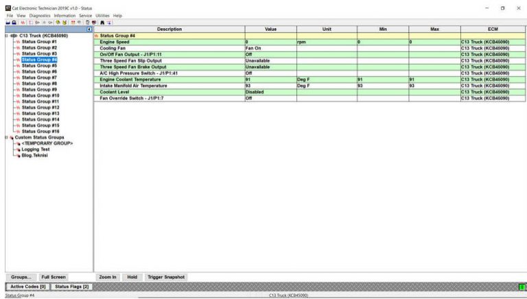 How To Programming Engine Cooling Fan For Caterpillar On-Highway Trucks ...